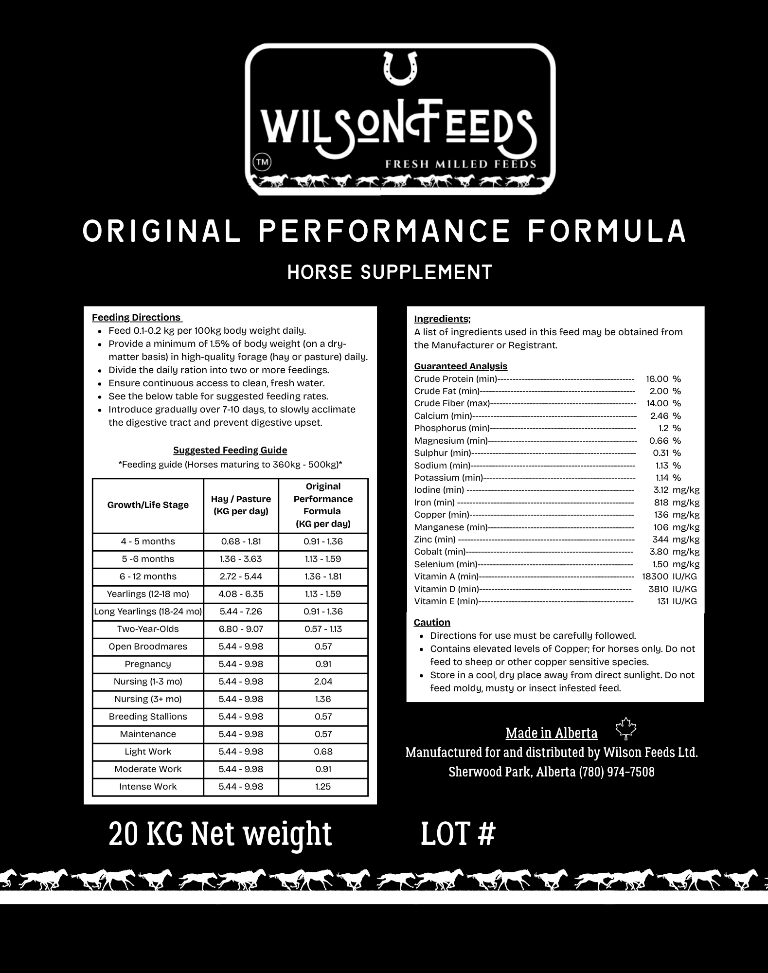 Wilson Feeds Ltd | Fresh Milled Horse Feed | Locally made in Alberta ...