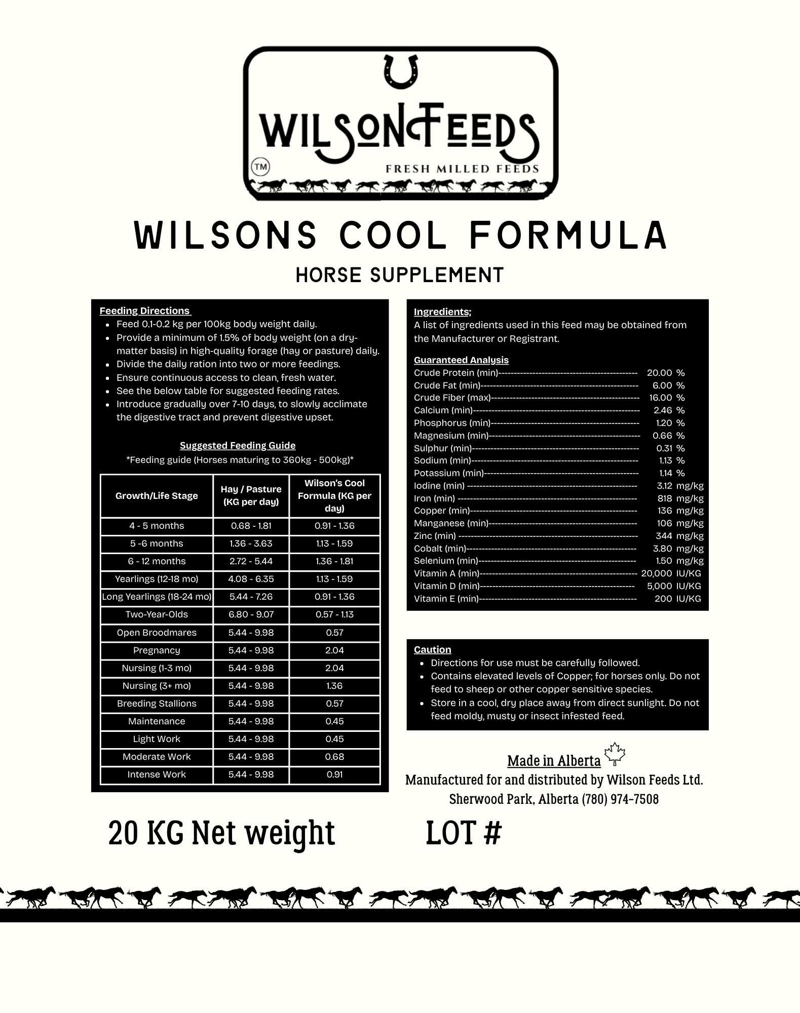 Wilson Feeds Ltd | Fresh Milled Horse Feed | Locally made in Alberta ...